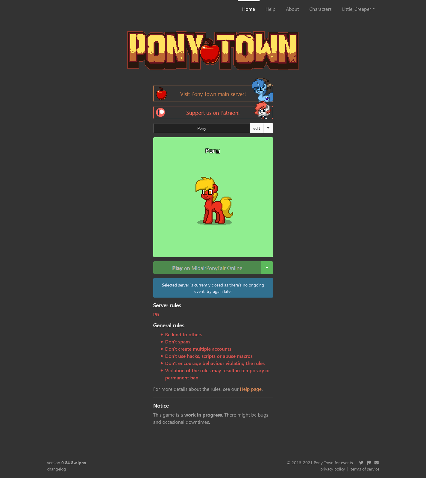 PonyTown自定义服务器整合 – Polyethylene Blog